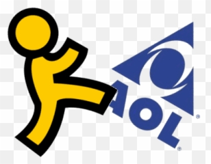 Aol Instant Messenger - Aim Logo Png,Running Man Logo - free ...