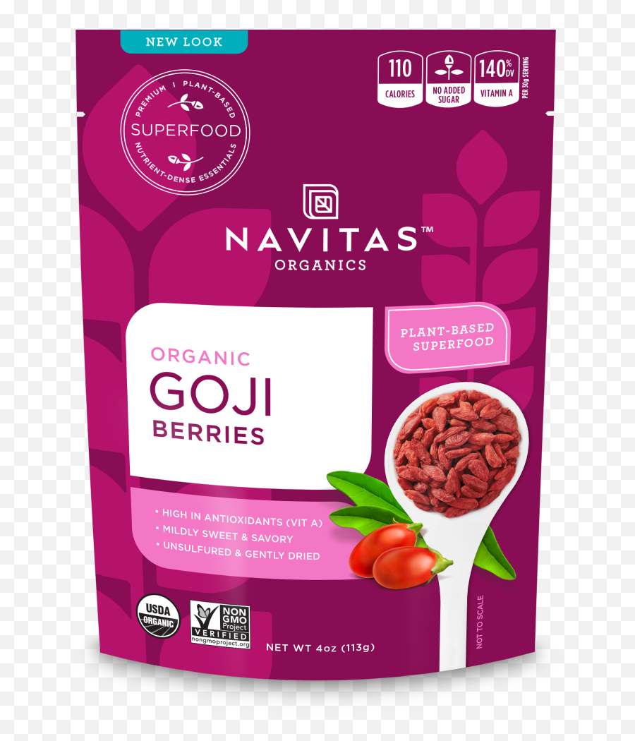 Goji Berries - Navitas Goji Berries Png,Berries Png - free transparent ...