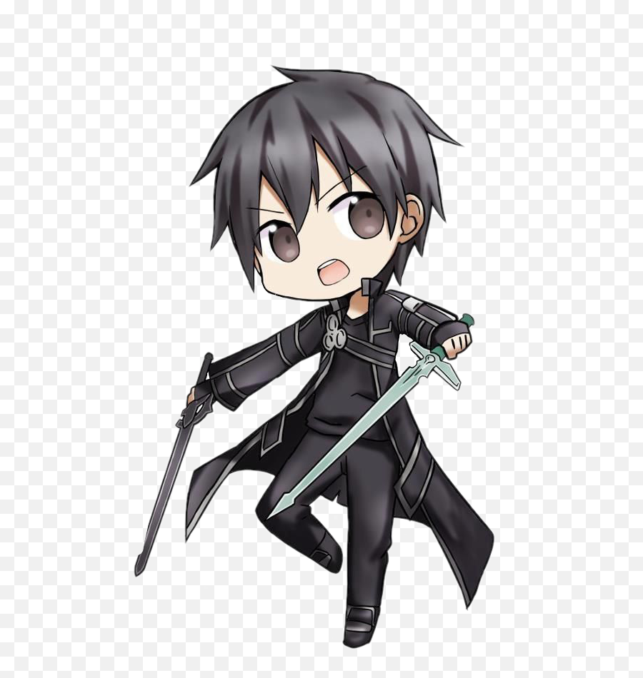 Kirito Sao - Sticker By Zachp Sword Art Online Kirito Chibi Png,Kirito ...