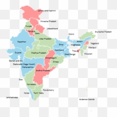 Grey Map Of India - Map Of India States Grey Png,India Map Png - free ...