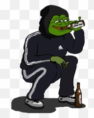 Hitler Pepe Pixel Art Maker - Pepe The Frog Sad Png,Pepe Png - free ...