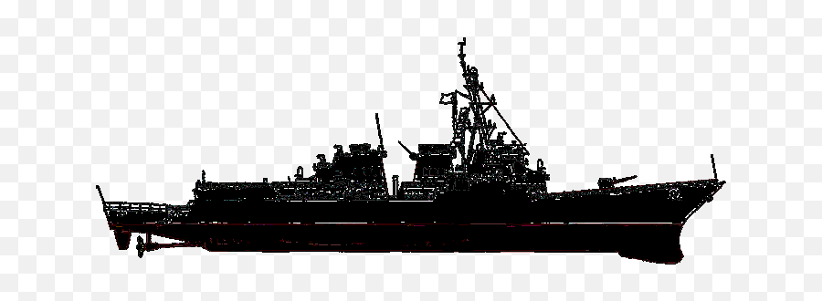 Task Forces Arleigh Burke Class Silhouette Png Battleship Icon Free