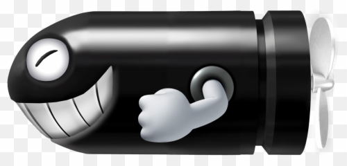 Bullet Bill - Circle Png,Bullet Bill Png - free transparent png images ...