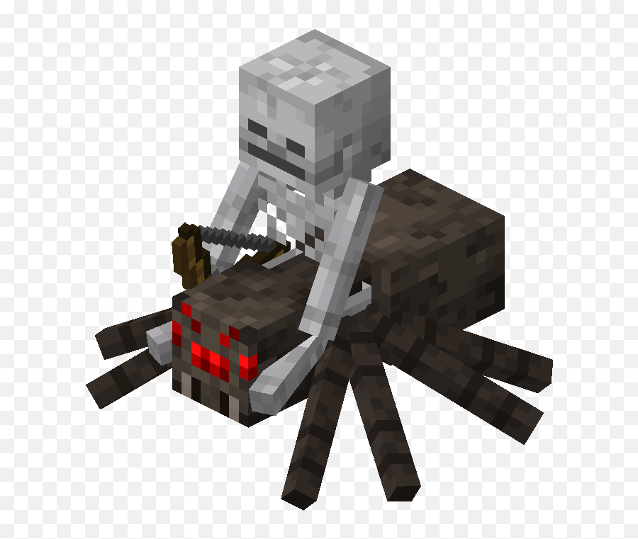 Spider Jockey U2013 Official Minecraft Wiki - Minecraft Skeleton Riding ...