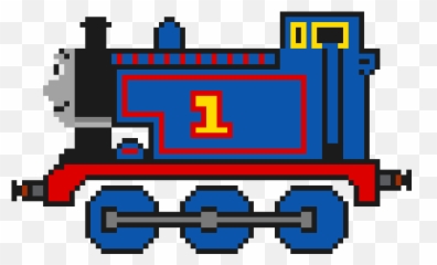 Thomas Pixel Art Maker - Thomas The Tank Engine Pixel Art Png,Thomas The Train Png - free ...