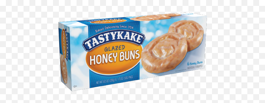 Glazed Honey Bun U2014 Tastykake - Tastykake Glazed Honey Bun Png,Bun ...