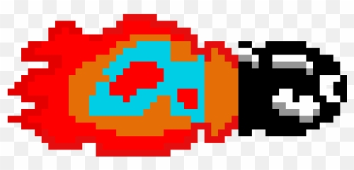 Bullet Sprite Png Picture - King Bill Mario,Bullet Bill Png - free ...