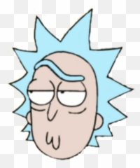 Rick Sanchez Head Png Transparent - Cool Rick And Morty Drawing,Rick ...