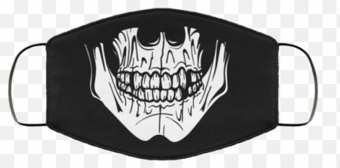 Download Skeleton Skull Mask - Skull Mask Latex Png,Skull Mask Png ...