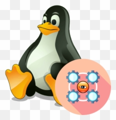 Linux Server Icon In Circle Bubbles Style - Icon Png,Rhel Icon - free ...
