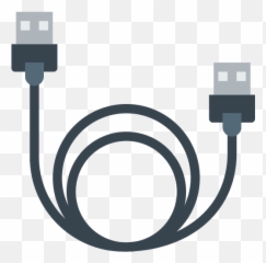 Usb Icon Clip Art - Vector Clip Art Online Cord Png,What Does A Usb ...