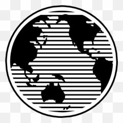 World Map Logo Png Transparent Svg - Small White,World Map Black And ...