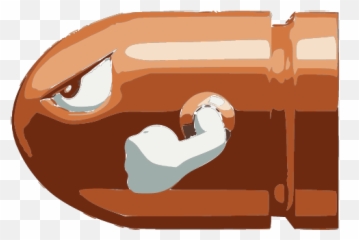 Bullet Sprite Png Picture - King Bill Mario,Bullet Bill Png - free ...