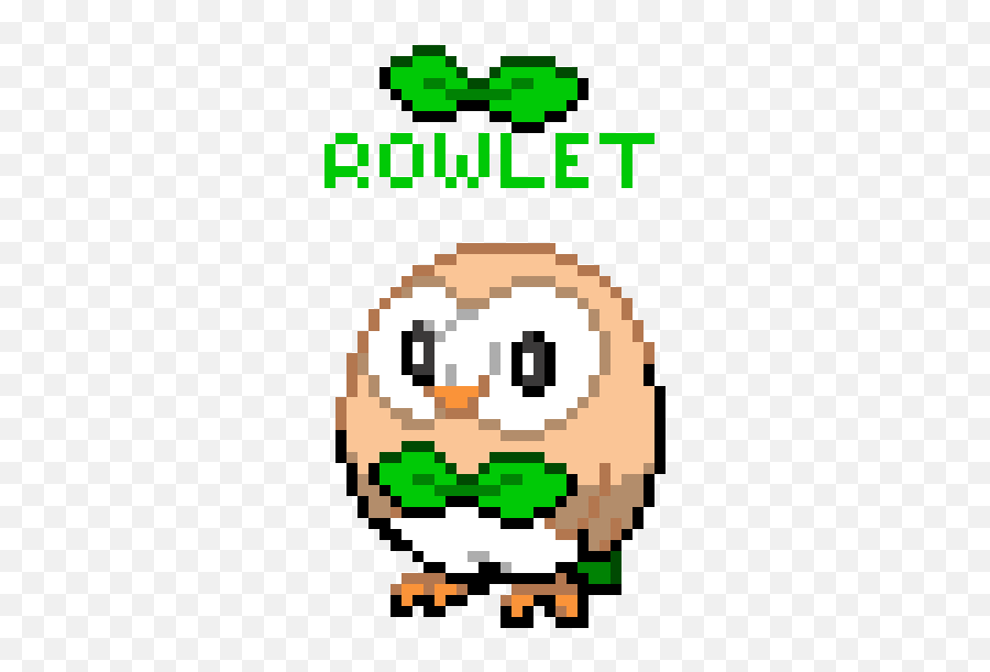 Download Hd Rowlet - Pixel Transparent Png Image Nicepngcom Pixel Art ...