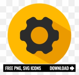 Cartoon Settings Icon Transparent Cutout Png U0026 Clipart - Game ...