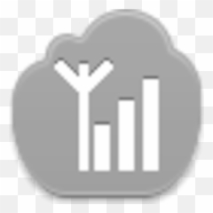 Web 2 Blue One Finger Icon - Free Web 2 Blue Hand Icons Png,Signal Icon ...