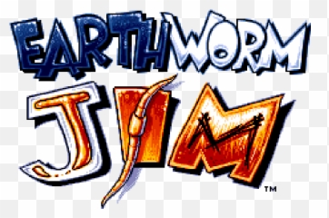 Earthworm Jim Logo - Earthworm Jim Title Png,Earthworm Jim Logo - free ...