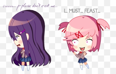 Ddlc Natsuki Casual Outfit Transparent - Doki Doki Literature Club ...