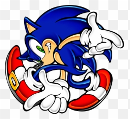 A Transparent Sonic From Archie - Sonic The Hedgehog Archie Png,Sonic ...