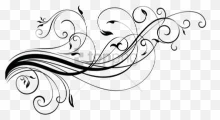 Ftestickers Swish Swirl Border Corner Png Line - free transparent png ...
