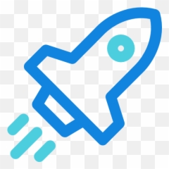 Launch Icon White Png Clipart - Full Size Clipart 5672122 Launch Rocket ...