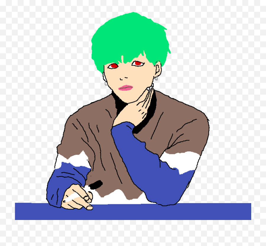 Pixilart - Min Yoongi By Choisan Cartoon Png,Yoongi Png - free ...