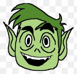 Teen Titans Go Beast Boy Head - Teen Titans Go Beast Boy Face Png,Beast ...
