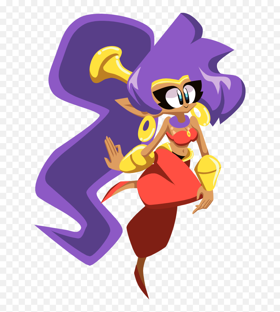 Shantae Half Genie Hero By Typreeanimation - Shantae Silhouette Png ...
