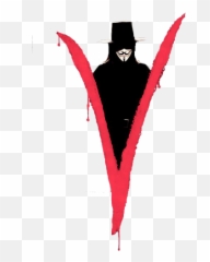 V For Vendetta Comic Logo - V De Vendetta Png,V For Vendetta Png - free ...