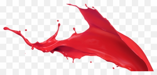 Red Splash Clip Art - Cartoon Red Paint Splat Png,Red Splash Png - free ...