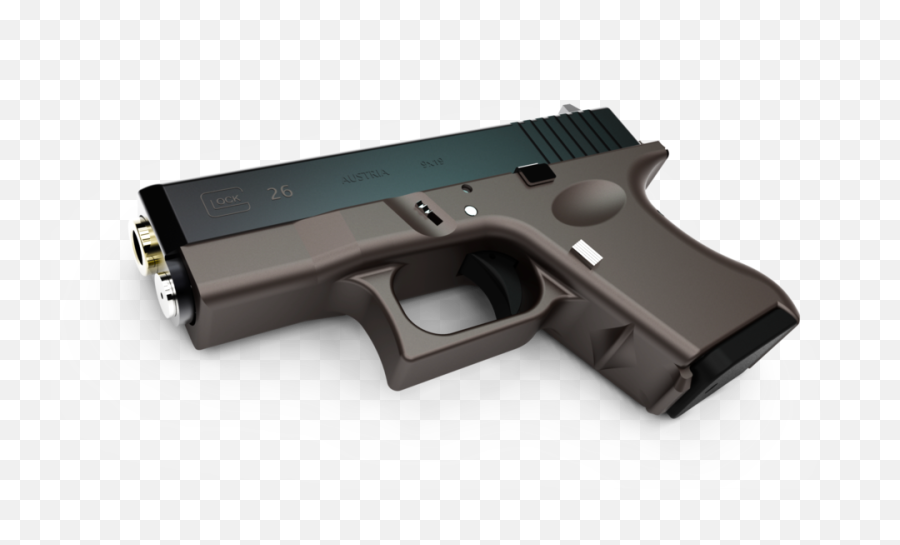 Glock 26 In Solid Edge 3d Cad Model Library Grabcad - Firearm Png,Glock ...