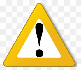 Triangle Clipart Caution - Does A Yellow And Red Triangle Sign Mean Png ...