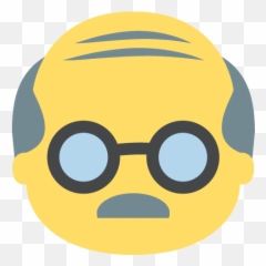 Happy Wise Man Emoji - Cartoon Png,Man Emoji Png - free transparent png ...
