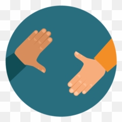 High Five Highfive Hands - Gambar Tos Tangan Kartun Png,High Five Png ...