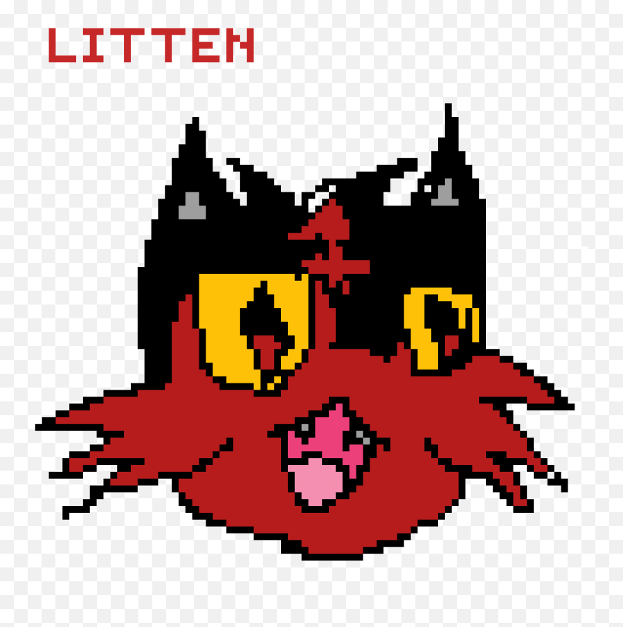 Editing Litten - Free Online Pixel Art Drawing Tool Pixilart Png,Litten ...