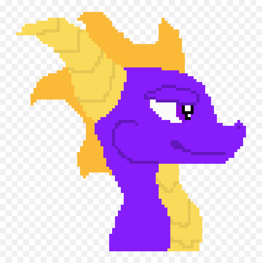 Spyro Pixel Art Maker - Spyro Logo Pixel Art Png,Spyro Png - free ...