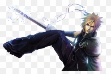 Download Cloud Strife Portrait Ffvii - Cloud Strife Emo Cloud Strife ...