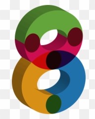 Delapan 8 Nomor - Gambar Vektor Gratis Di Pixabay Gambar Angka 8 Hitam ...