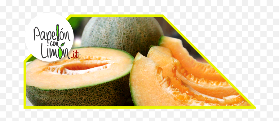 Cantaloupe - Papelónconlimónit Rockmelon Fruit Png,Melon Png - free ...