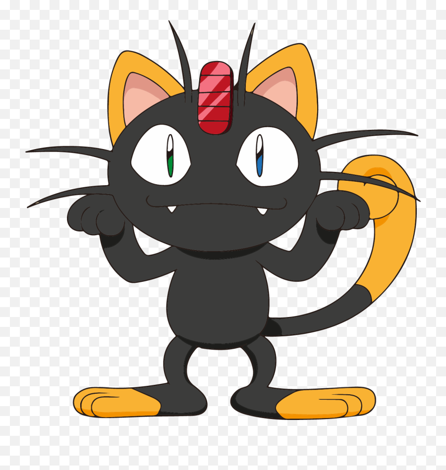 Oc Shiny Meowth Re - Done Pokemon Cartoon Png,Meowth Png - free ...