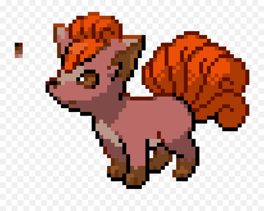Vulpix - Grid Paint Vulpix Pixel Art Png,Vulpix Png - free transparent ...