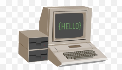 Old Computer Png Picture - Old Computer Monitor Transparent,Old ...