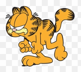 Kristengay Swole Garfield Meme Sticker - Muscle Garfield Png,Garfield ...