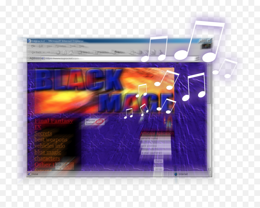 20 Web Design Relics Of The Old Internet - Logrocket Blog Vertical Png ...