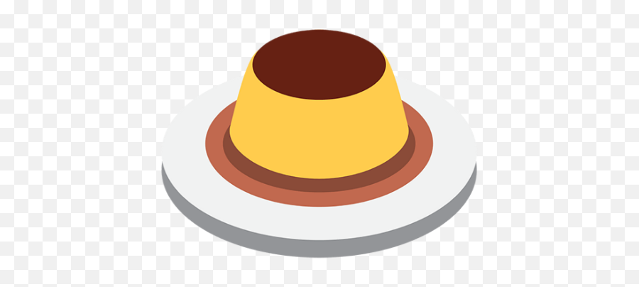 Japanese Custard Pudding Flan Soft Messy Emoji Twitter - Flan Png,Flan ...