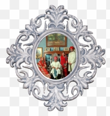 Round Silver Frame Png - Transparent Silver Circle Png,Silver Frame Png ...
