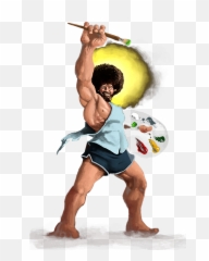 Bob Ross Face Png - Bob Cut,Bob Ross Transparent Background - free ...