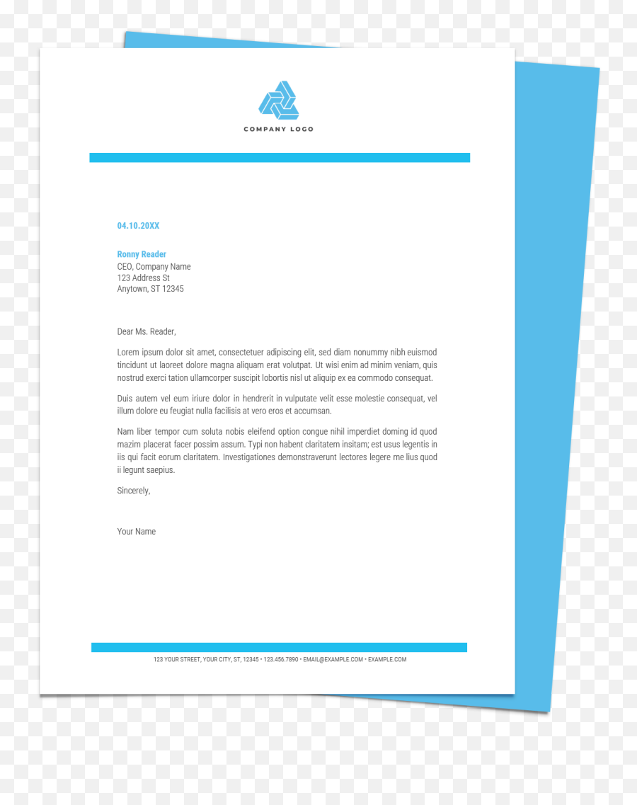 Google Docs Letterhead Template Free