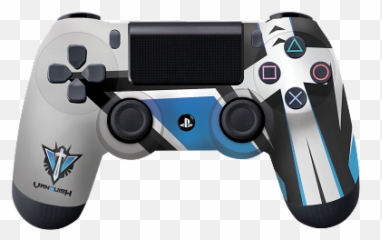 Ps4 Controller Wave Blue Back Shell - Back Of A Ps4 Controller Png,Ps4 ...