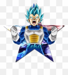 Vegeta Dbz Saiyajin Cabelo Sticker By - Dragon Ball Vegeta Ssj Blue Png ...